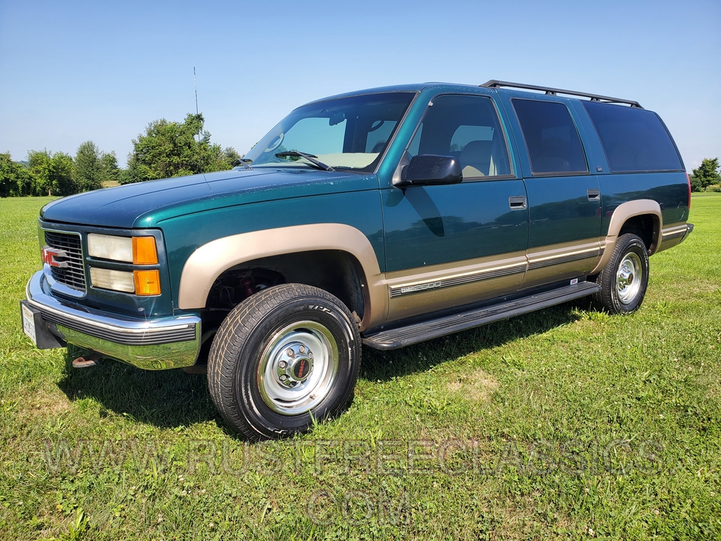 GMC 1995 95 Suburban K2500 V2500 3/4 ton SLT Green Gold 4x4
